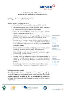Kontrolni organ – SHEQ - Messer Slovenija d.o.o